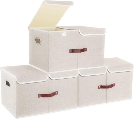 Extra Large Foldable Storage Boxes with Lids and Compartments, Boxes ...