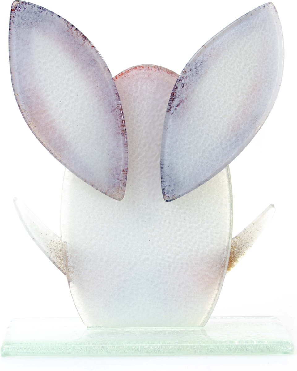 Glassculptuur - Glazen Vos - Glasobject - Sculptuur - Fusing glas Fox ...