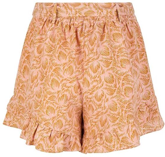 Lofty Manner Broek Short Annemijn 759 Peach Leaves Print Dames Maat - M ...