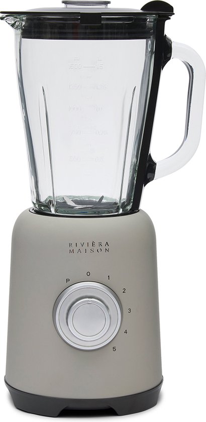 Riviera Maison RM Classic Blender - Glas, RVS - Flax - 16.0x19.0x40.0 ...