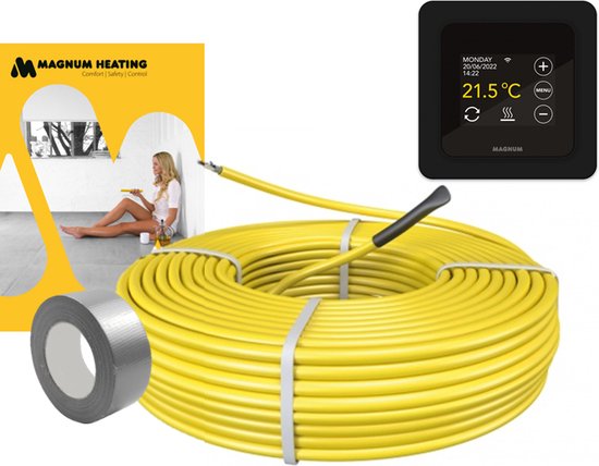 MAGNUM Cable - Set 73,5 m¹ / 1250 Watt, Elektrische Vloerverwarming ...