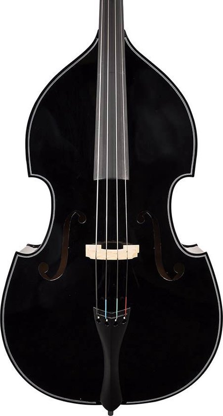 Contrabas Leonardo DB-134-BK 3/4 zwart inclusief tas en strijkstok | bol