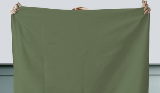 Tafelkleed - Tafellaken - 150x300 cm - Groen - Olijf - Kleur - Groene ...