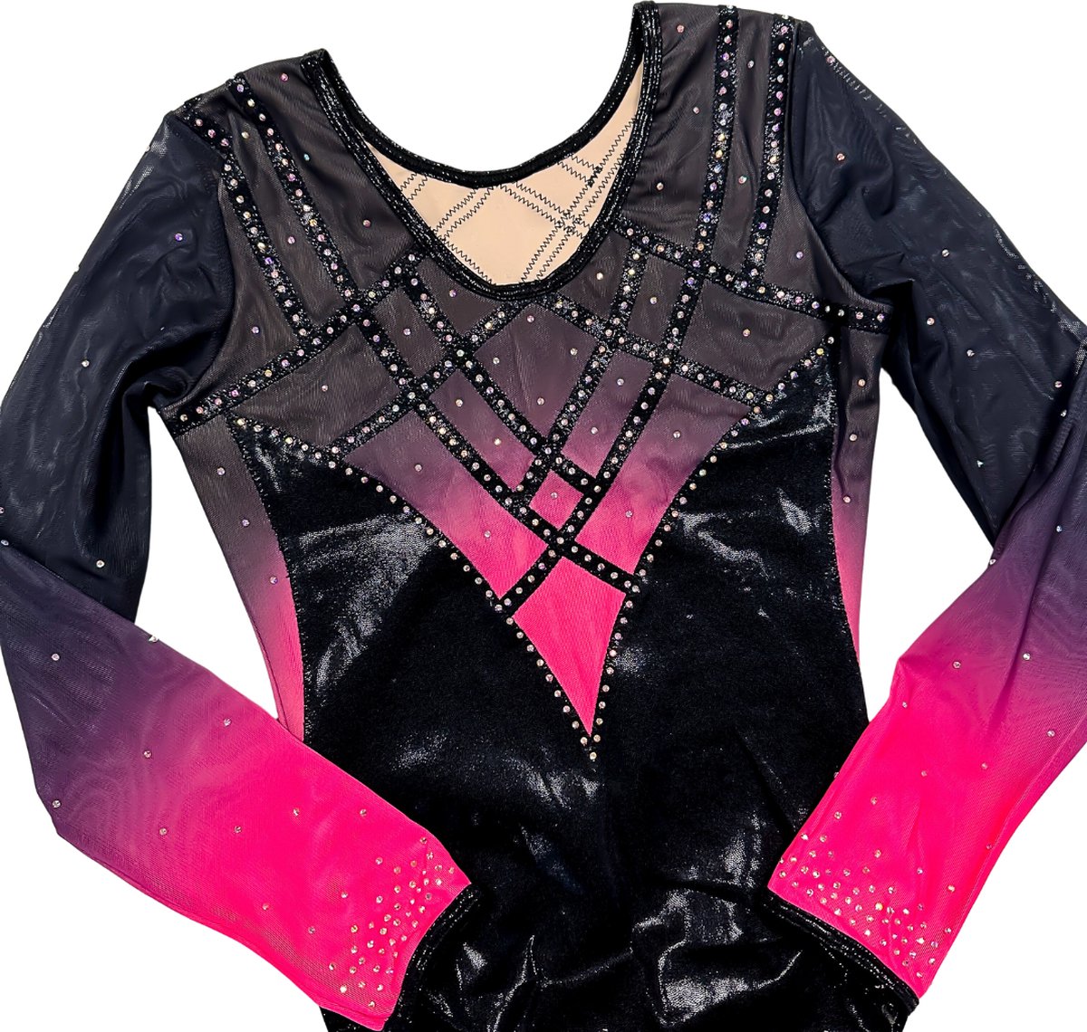 Sparkle&Dream Turnpakje Daantje Zwart Roze - Maat INT 110/116 ...