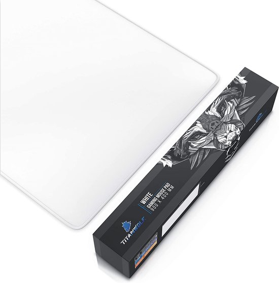 XXL Speed Gaming Muismat, Titanwolf, 900 x 400 mm, XXL muismat, groot ...
