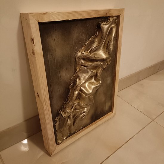 Uniek handgemaakt wanddecoratie decoratie muur tafel abstract 3d gips ...