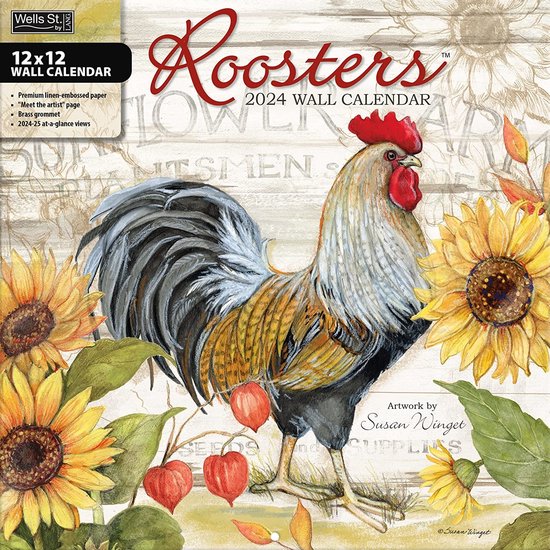 Roosters Kalender 2024 | bol