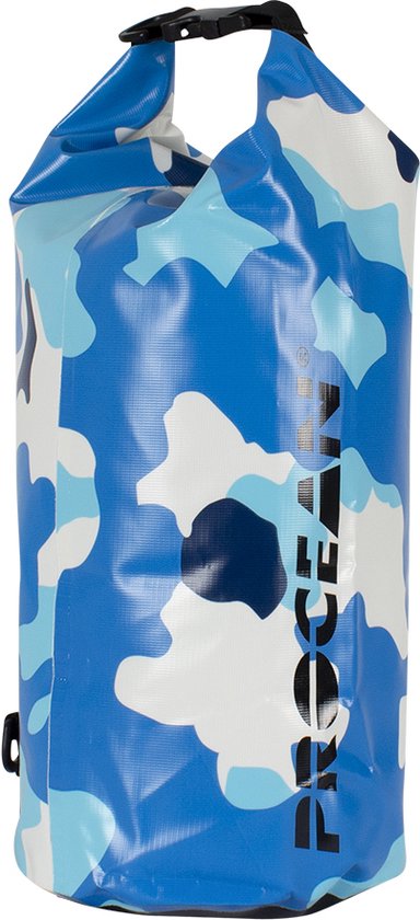 Procean droogtas | 10L | camouflage blauw | bol