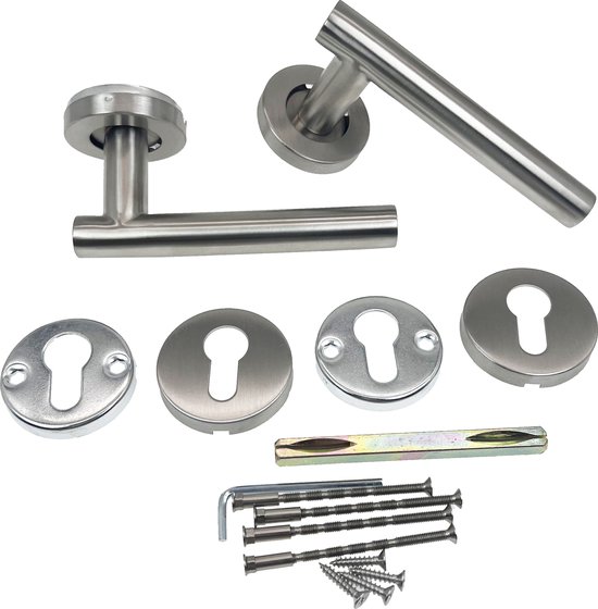 Deurklink / Deurbeslag Type Straight - rvs uitvoering | bol.com