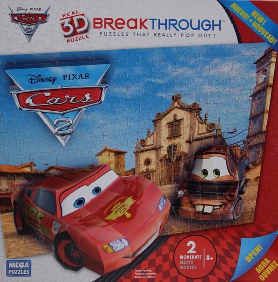 Mega Puzzles 3D Puzzel - Breakthrough Cars | bol.com