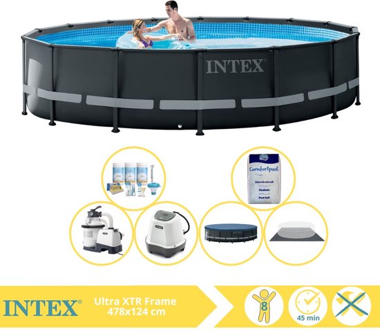 Piscine Intex Ultra XTR Frame - Piscine Hors Sol - 488x122 cm - Avec ...