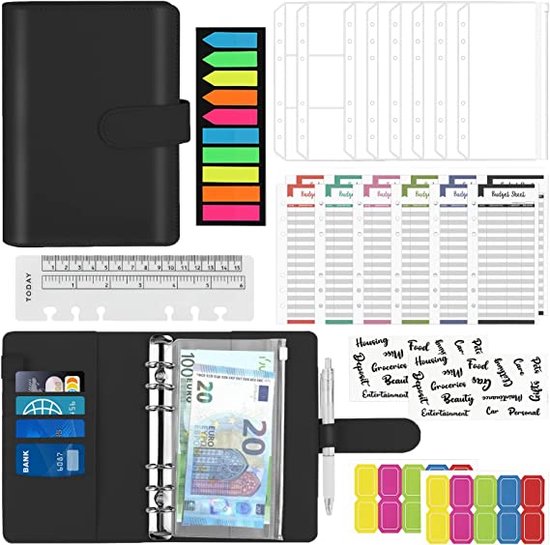 Budgetplanner - Budget planner, money sleeves, ring binder, financial ...