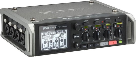 Zoom F4 MultiTrack Field Recorder | bol