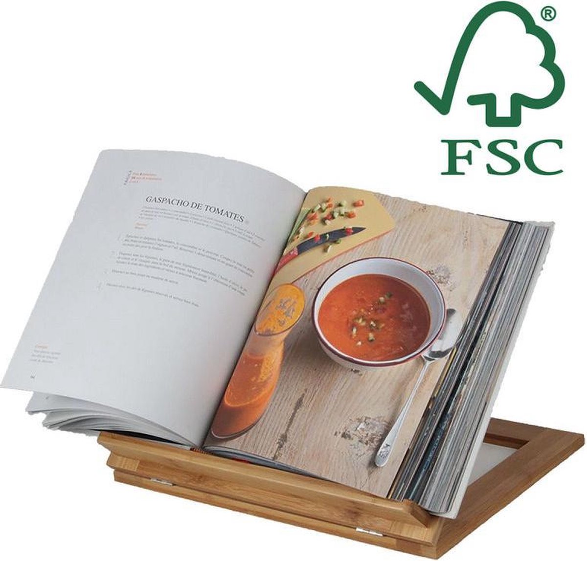 FSC® Kookboek Standaard - Verstelbaar 3 standen - Keuken ...