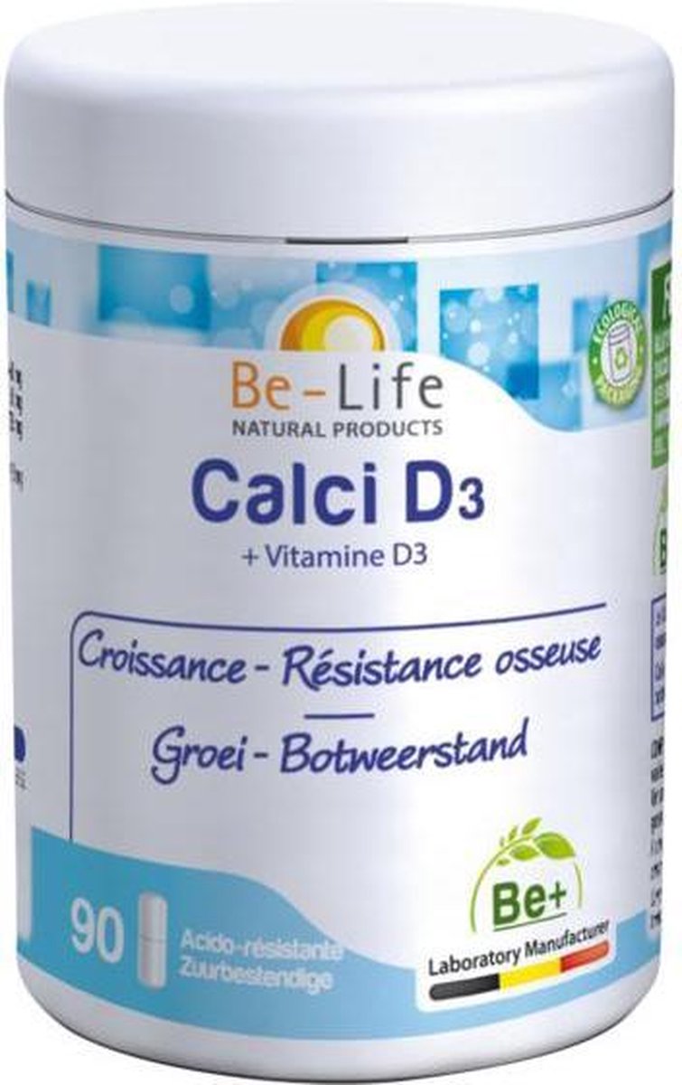 Be-Life Calci D3 + vitamine D3 90 capsules | bol.com