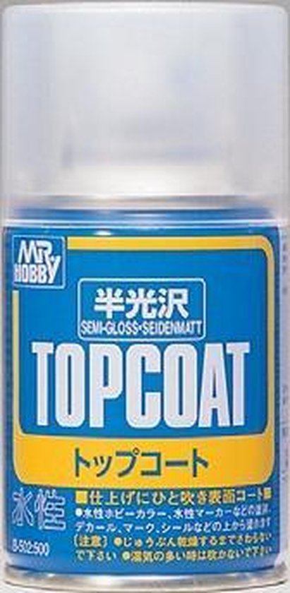 Mrhobby - Mr. Top Coat Semi-gloss Spray 86 Ml (Mrh-b-502 ...