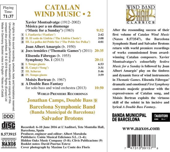 Jonathan Camps, Banda Municipal De Barcelona, Salvador Brotons ...