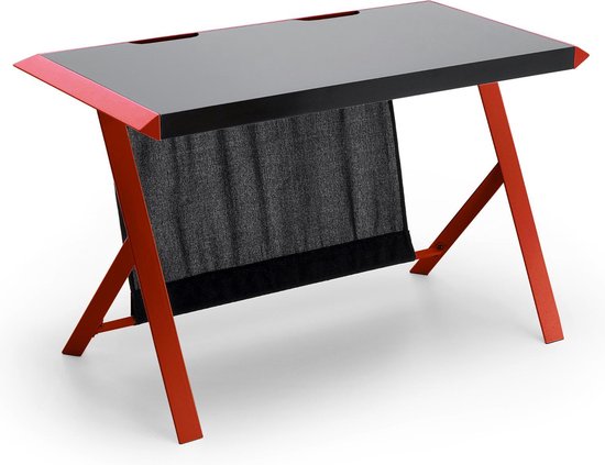 McRacing Gaming en Computer Bureau - 127 x 60 cm - Zwart Rood | bol.com