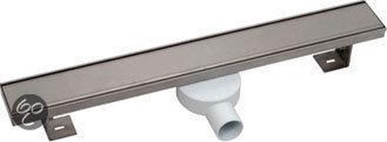 Plieger Flow Douchegoot - RVS - 80 cm | bol