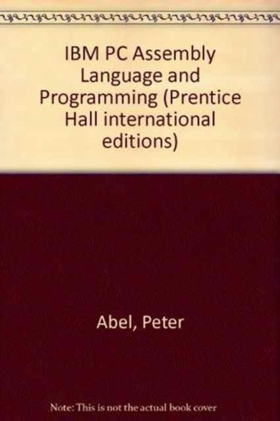 Ibm Pc Assembly Language and Programming, Peter Abel | 9780138965310 ... Ibm Pc Assembly Language and Programming, Peter Abel | 9780138965310 ...