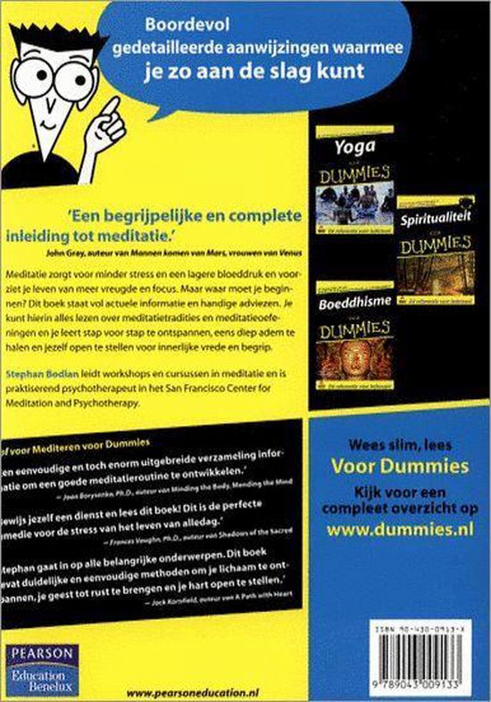 Voor Dummies - Mediteren voor Dummies, S. Bodian | 9789043009133 ...