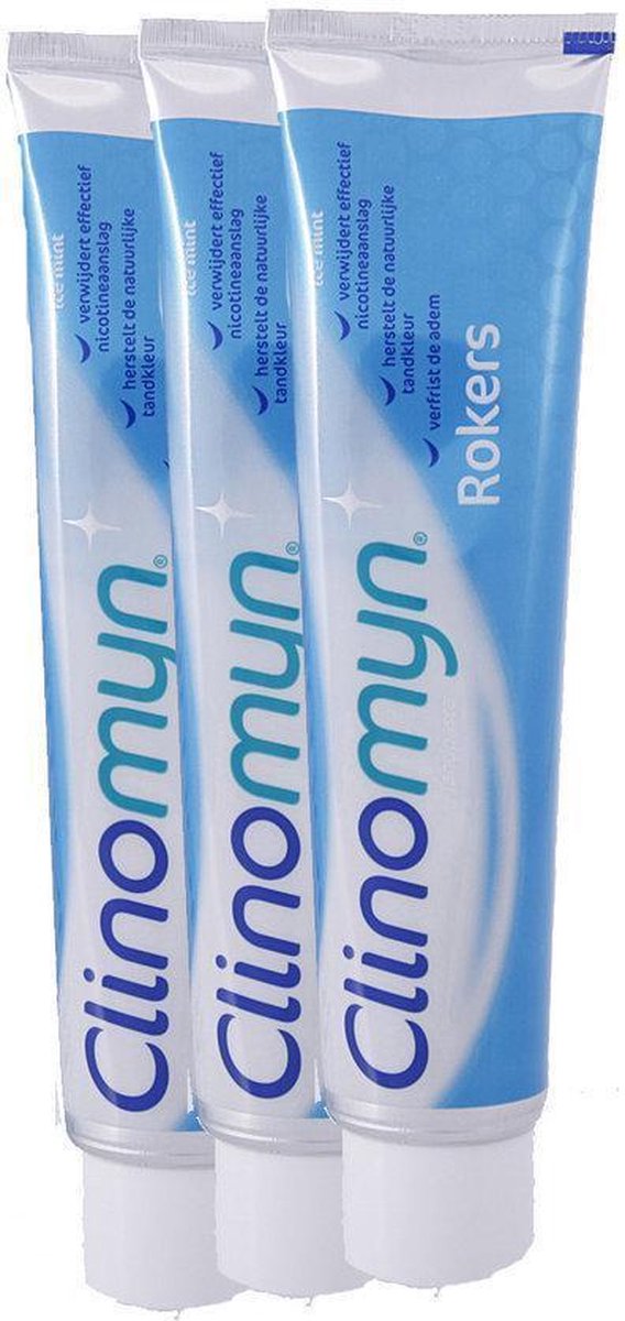 Clinomyn Tandpasta Smokers 3x 75 ml | bol.com