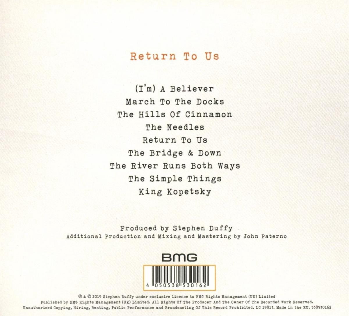 Return To Us The Lilac Time Muziek Bol
