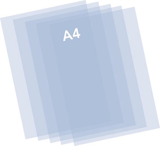 bol.com | QBIX Plastic Mylar Vellen - 10 stuks A4 Formaat Transparante ...