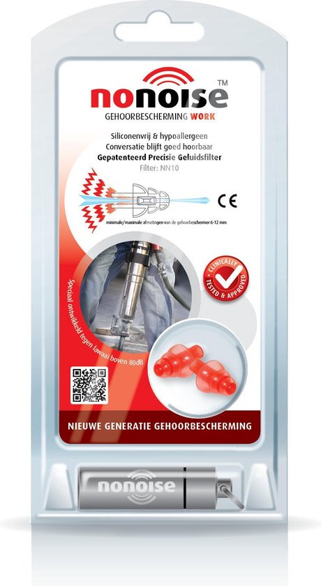 Nonoise - Werk - Veilig en comfortabel werken - Oordoppen - 1 paar | bol