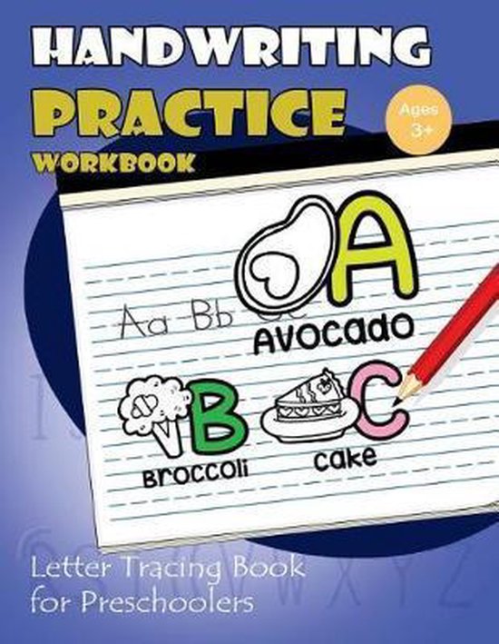 Letter Tracing Workbook- Handwriting Pratice Workbook, Letter Tracing ...