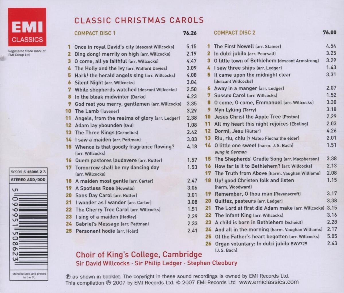 Classic Christmas Carols, King'S College Choir | Muziek | bol.com