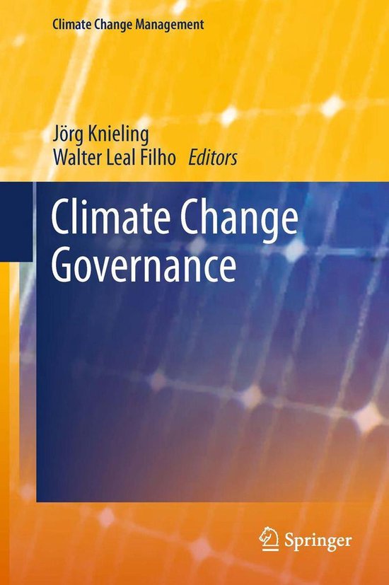 Climate Change Management - Climate Change Governance (ebook ...