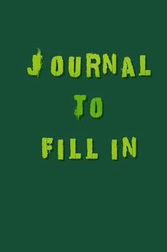 Journal to Fill in | bol.com