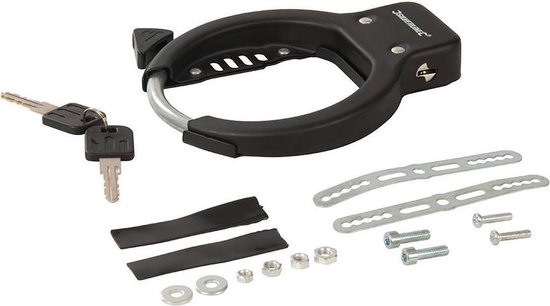 Silverline Fiets Frameslot - Inclusief 2 sleutels - 62 mm - Zwart | bol.com