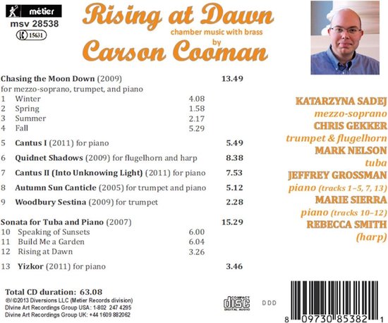 Sadej & Gekker & Nelson & Grossman - Rising At Dawn (CD), Nelson ...