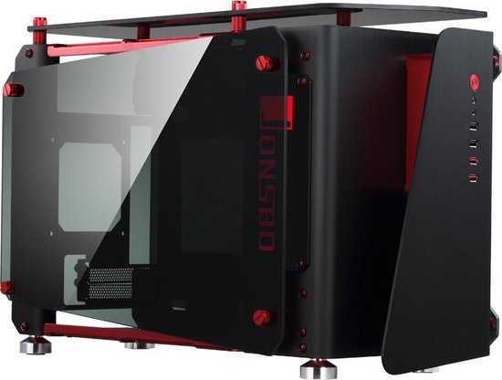 Cooltek MOD1-Mini ITX-Tower Zwart, Rood computerbehuizing | bol