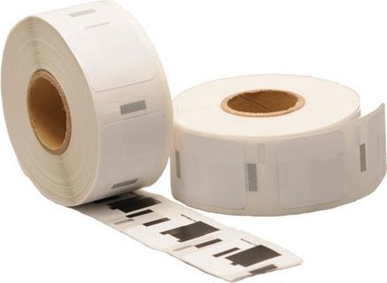 12x Dymo S0929120 Compatible Labels 25mm x 25mm permanent | bol.com