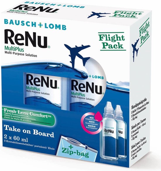 ReNu MultiPlus Flight Pack 2x60ml | bol.com