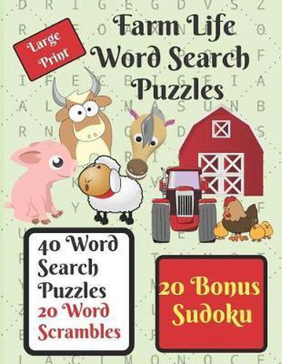 Farm Life Word Search Puzzle Book, Neaterstuff Publishing ...