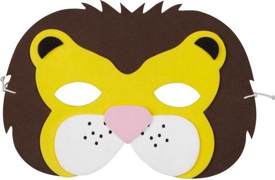Leeuw foam masker voor kinderen | bol.com