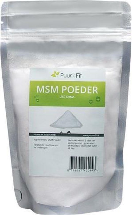 MSM poeder (250g - Puur&Fit) | bol.com