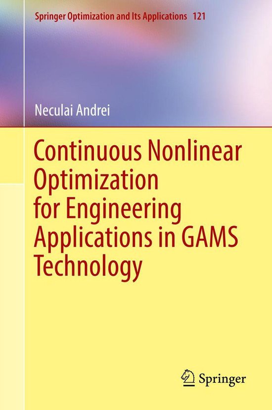 Springer Optimization And Its Applications 121 Continuous Nonlinear