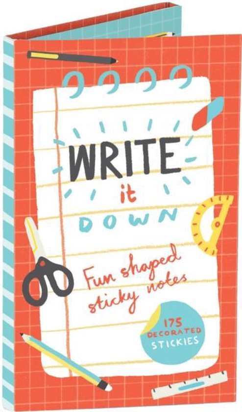 Write It Down Fun Shaped Sticky Notes: 175 Decorated Stickies, Galison ...