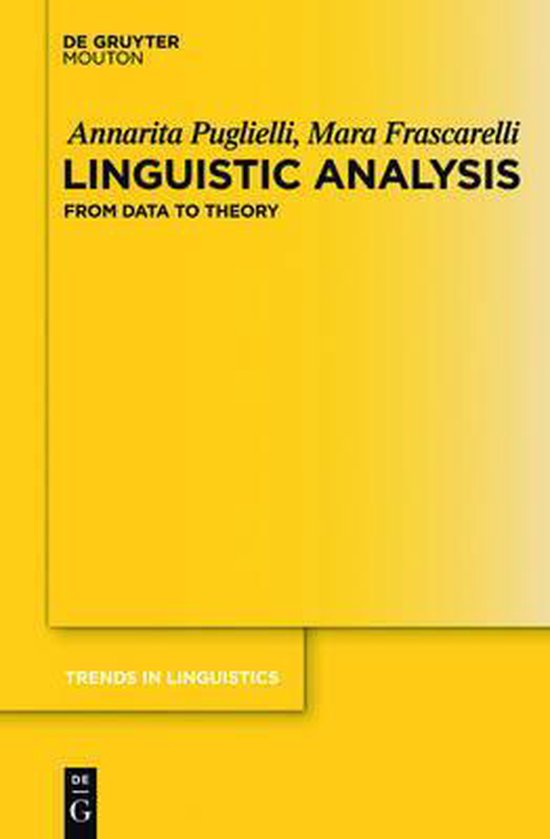 Linguistic Analysis: From Data to Theory | 9783110222500 | Annarita ...