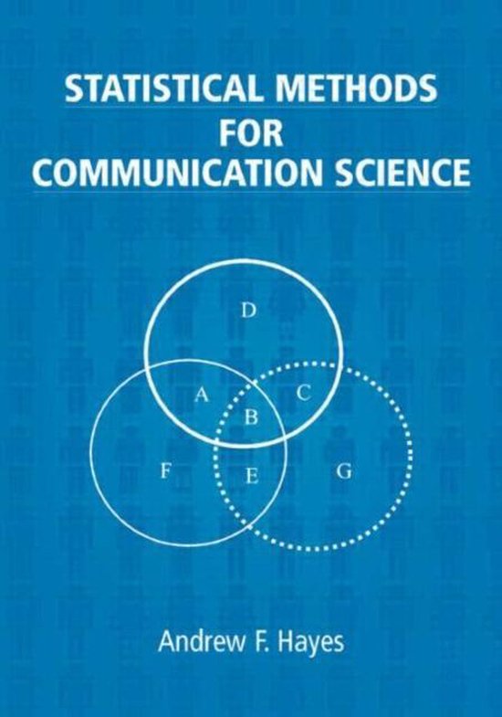 Statistical Methods for Communication Science | 9780805854879 | Andrew F. Hayes | Boeken | bol.com