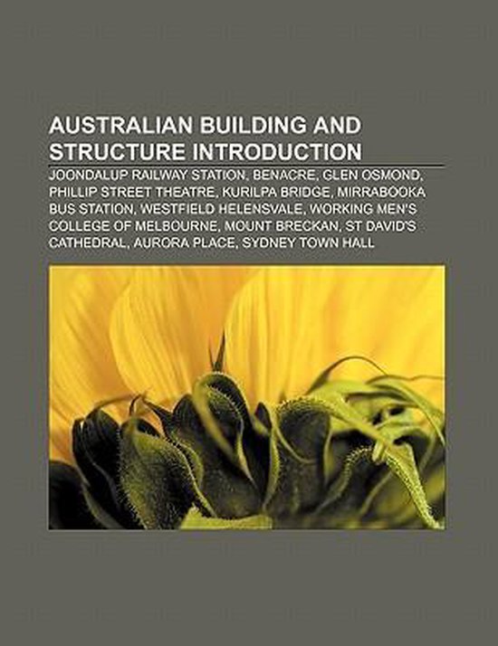 Australian building and structure Introduction | 9781157311737 | Source ...