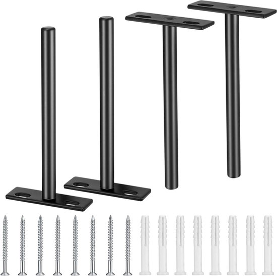 Invisible Floating Shelf Supports Heavy Duty Hidden Wall Mount Bracket ...