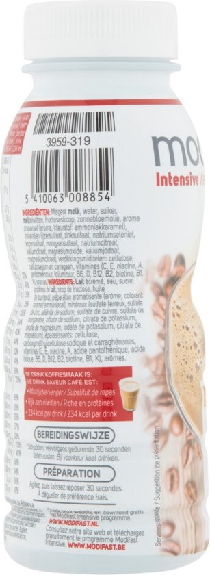 Modifast Intensive Drink Koffie - 4 x 236 ml - Voordeelverpakking | bol