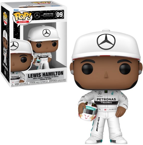 Pop Racing: Lewis Hamilton with Helmet Funko Pop #09 | bol