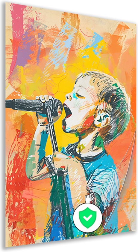 zingen muurdecoratie - Kind posters - Posters Mens - Muurdecoratie ...